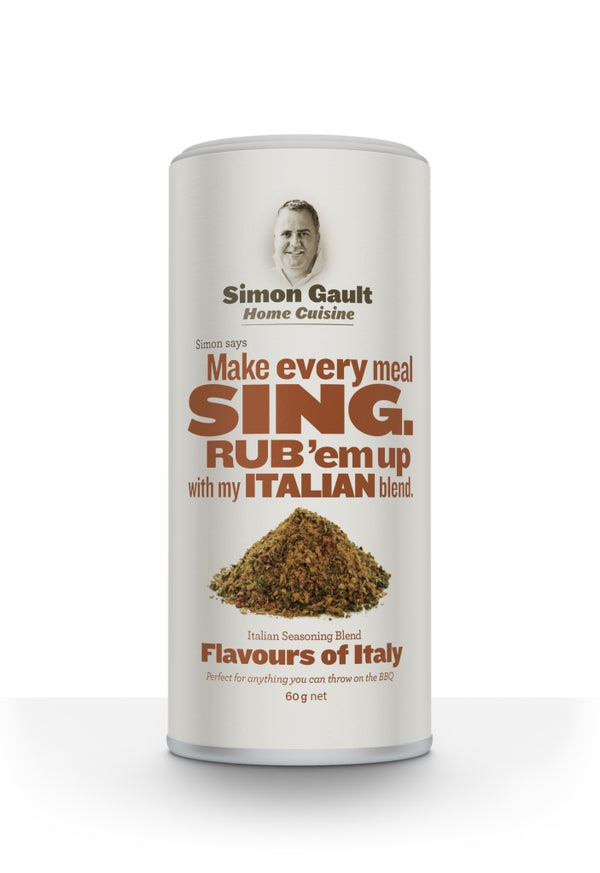 Simon Gault Home Cuisine Italian Seasoning 60gm - Kai NZ Foods Limited